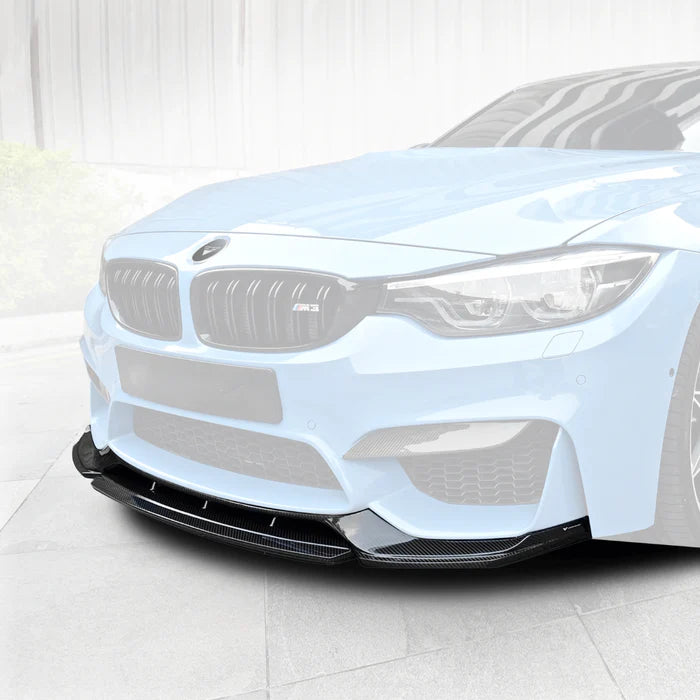 BMW M3 | M4 GTS-V (F8X) CARBON FIBER FRONT SPOILER – www.tr3performance.com