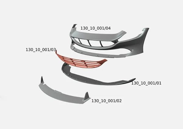 Ferrari Roma - Carbon Fiber Front Bumper (Complete) – www ...